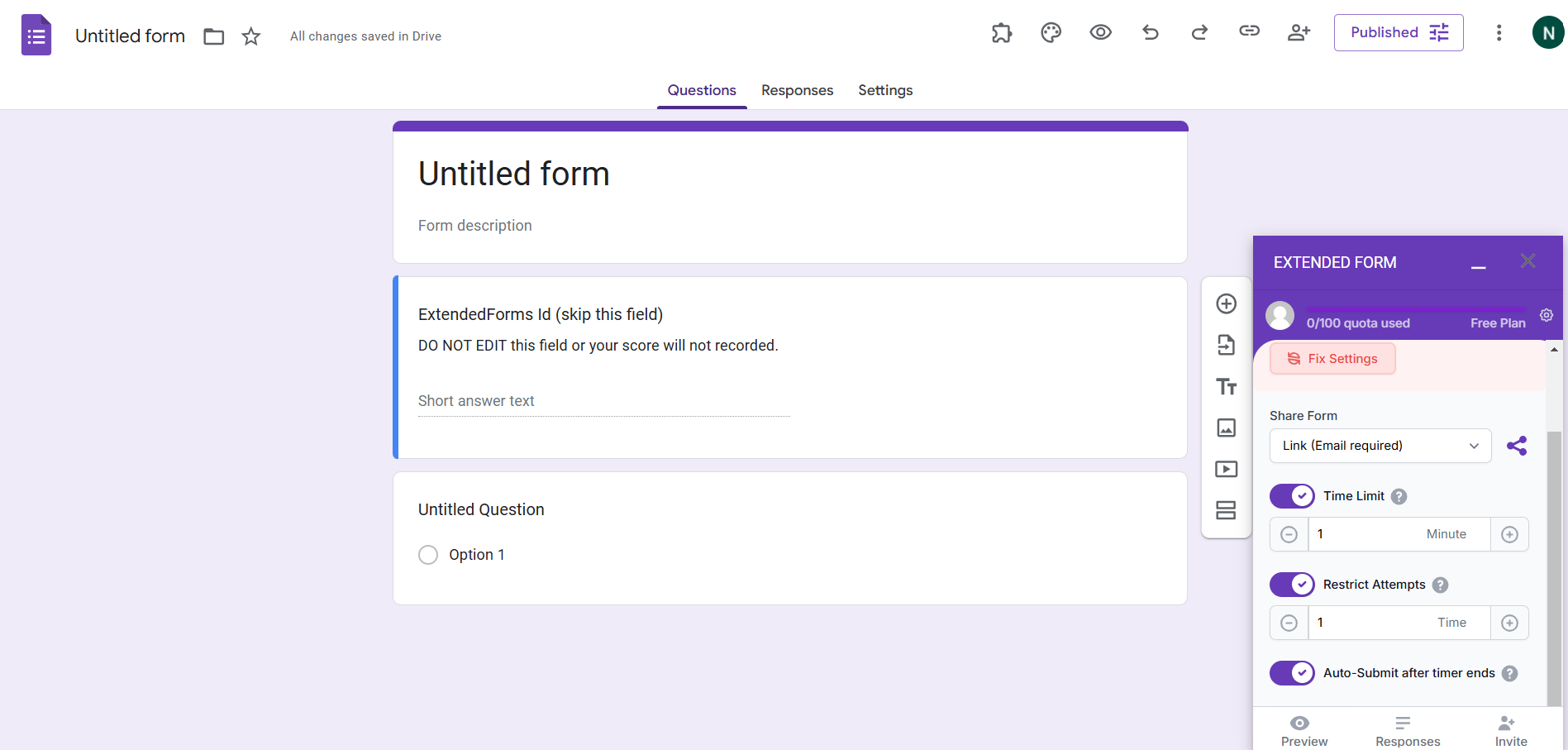 How to Fix the ‘Form Not Published’ Error When Connecting Extended ...